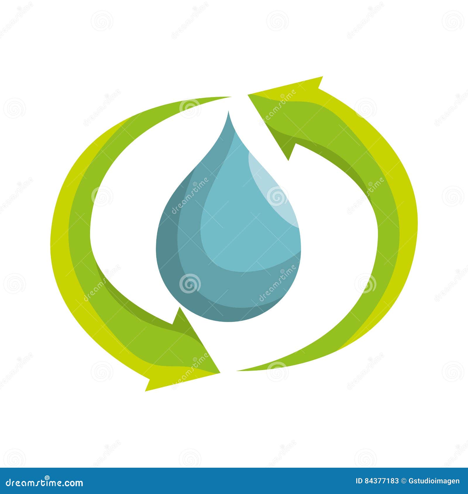 Save the water icon stock illustration. Illustration of palm - 84377183