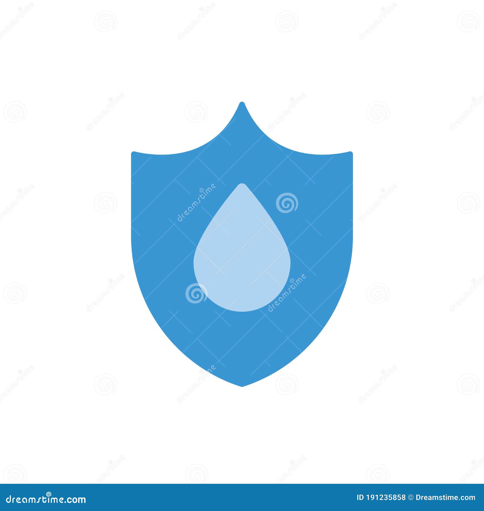 Save Water, Shield Icon. Simple Color Vector Elements of Aqua Icons for ...