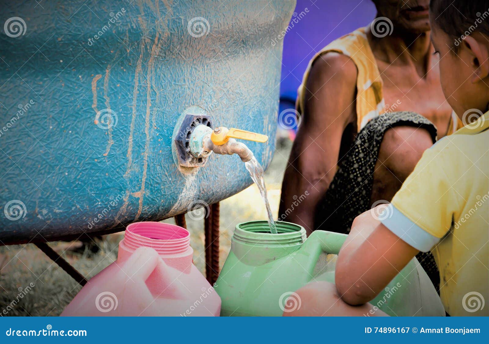 Save water in summer. editorial photography. Image of provincial - 74896167