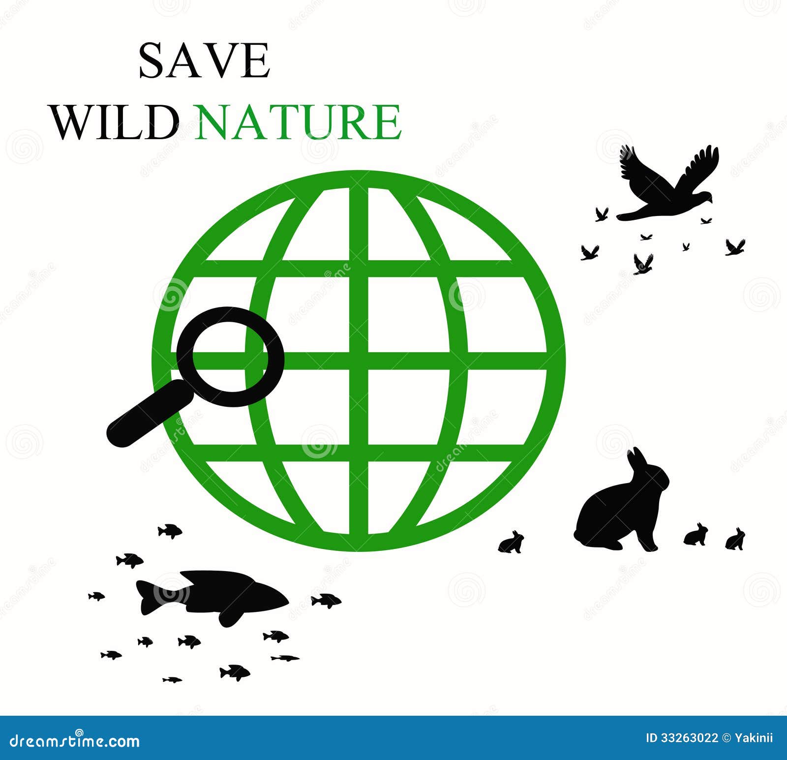 Save Wild Animals Logo Design Set, Protection Of Tapir, Wild Animals ...