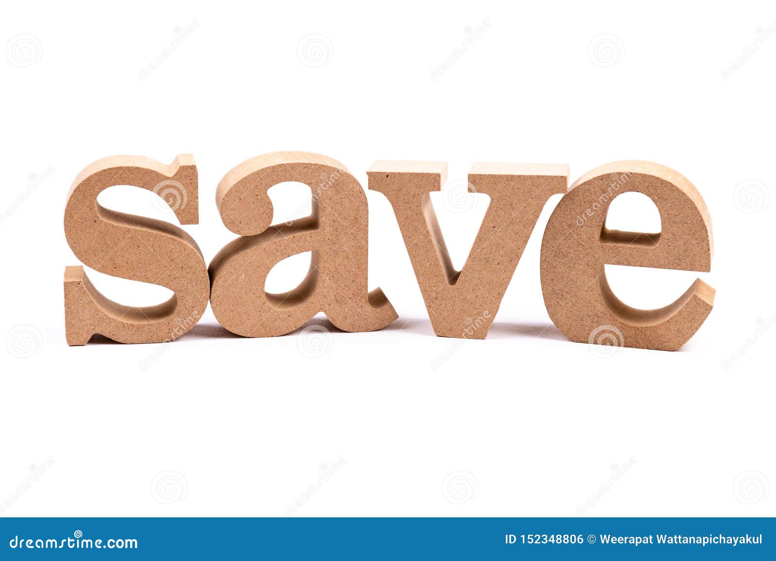Save Word Alphabet Isolated Stock Photo - Image of capital, expenses ...