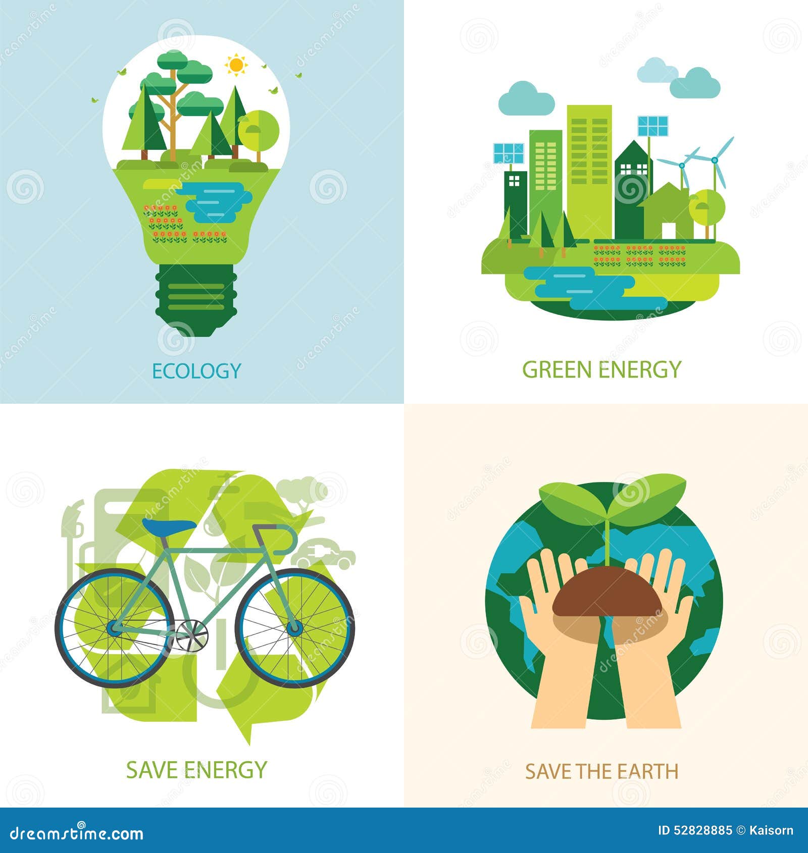 Save the World and Clean Energy Concept Stock Vector - Illustration of ... Save the World and Clean Energy Concept Stock Vector - Illustration of ...