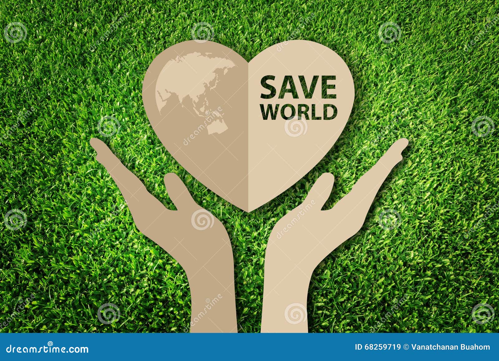 Save the world concept stock illustration. Illustration of friendly ...