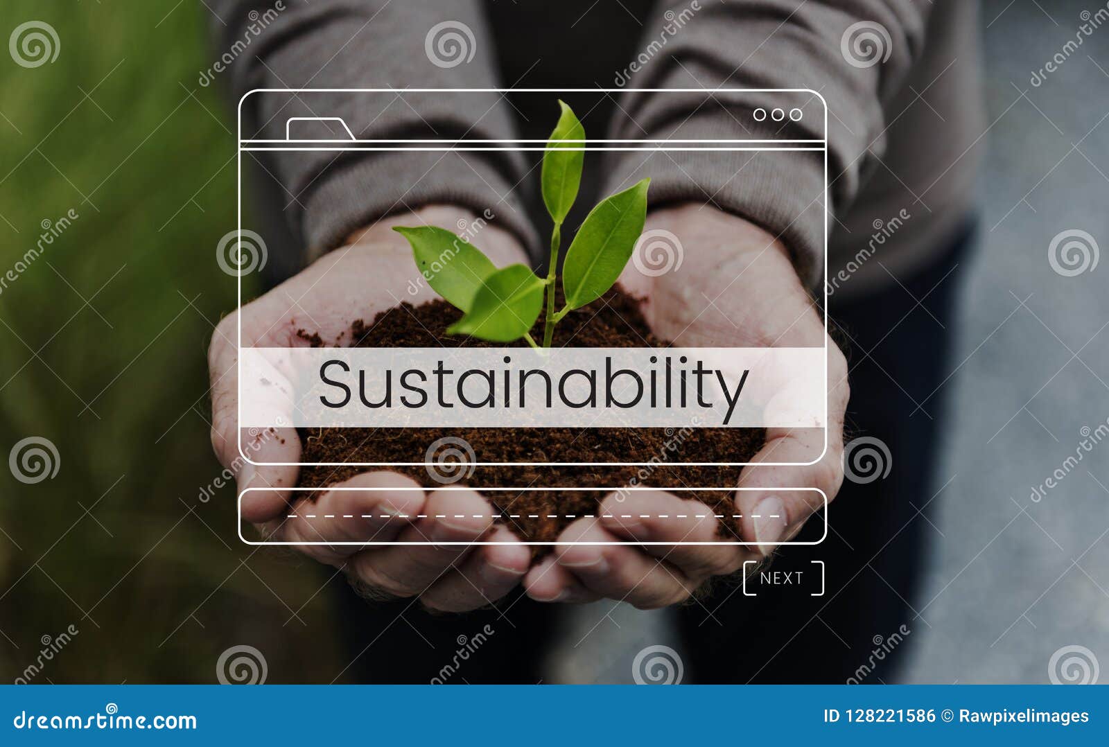Save the World Nature Environment Sustainability Graphic Stock Photo ...