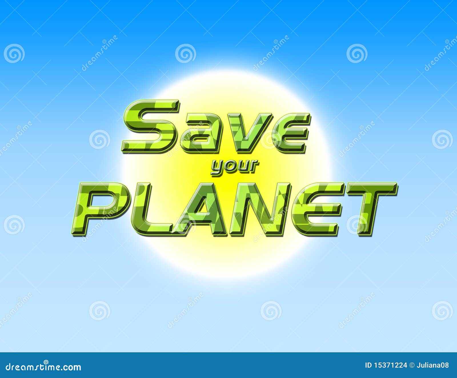 Save your planet stock illustration. Illustration of text - 15371224