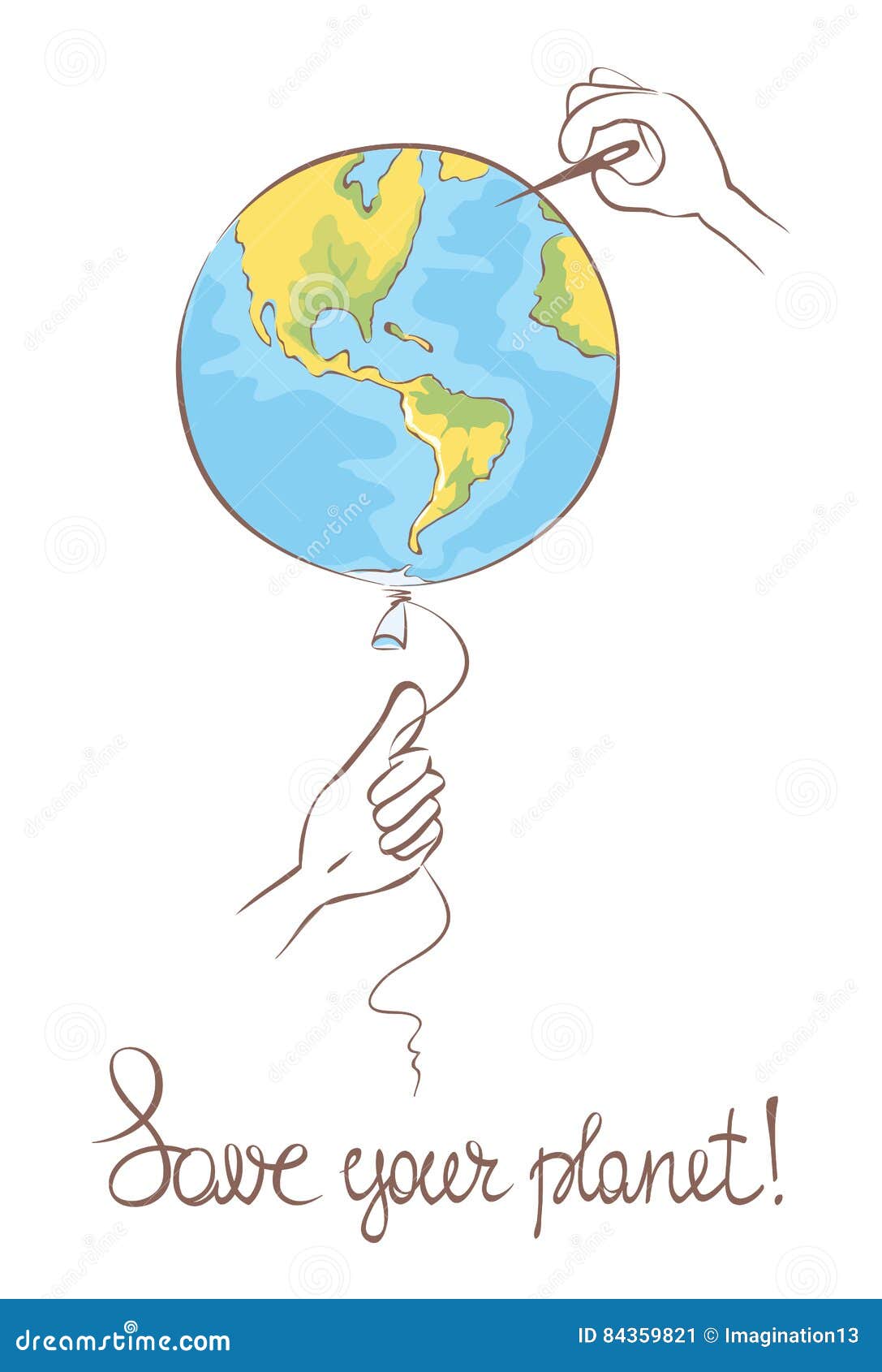 Save your planet stock vector. Illustration of blue, ecology - 84359821