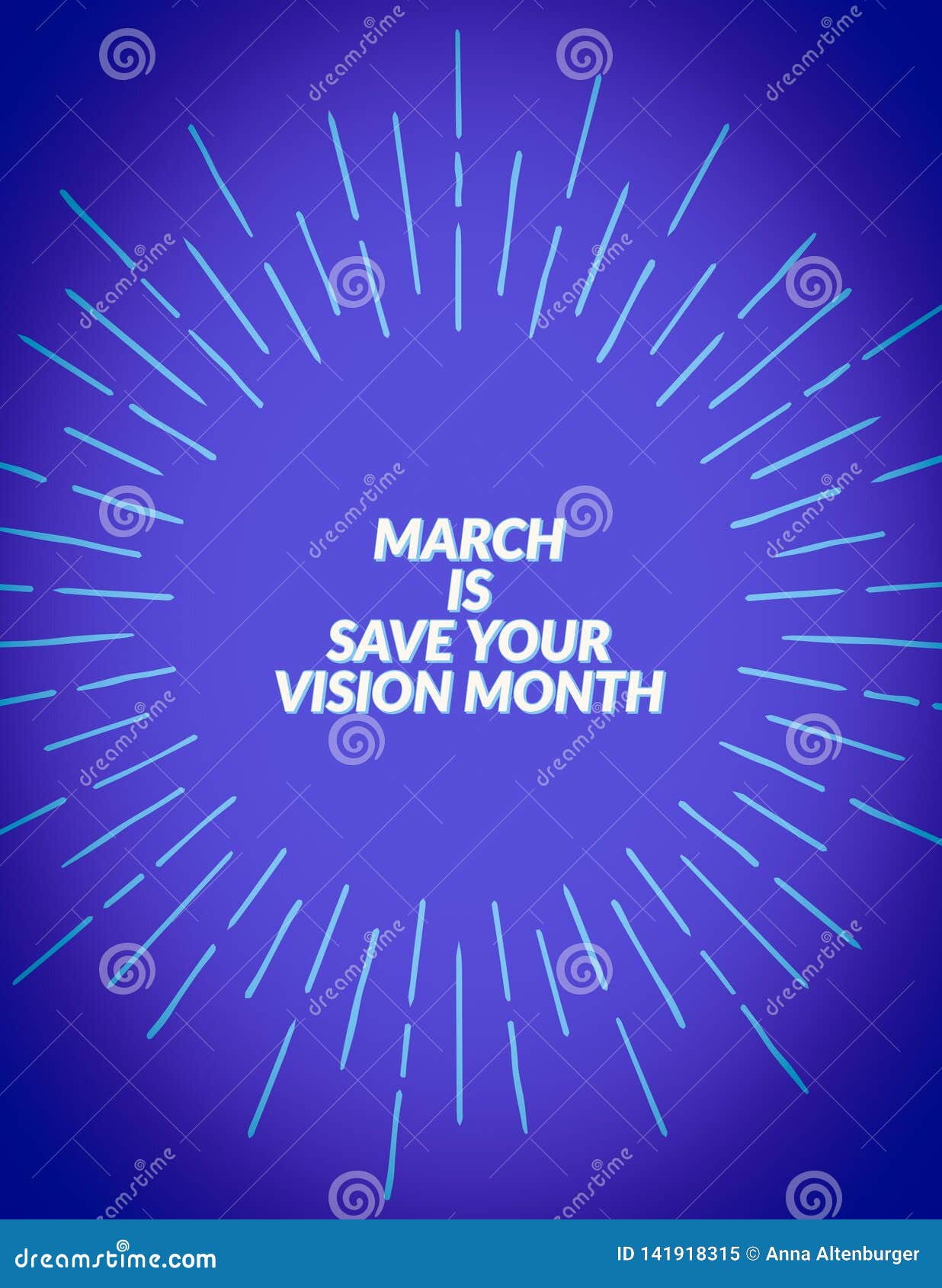 Save your vision month stock illustration. Illustration of eyes - 141918315