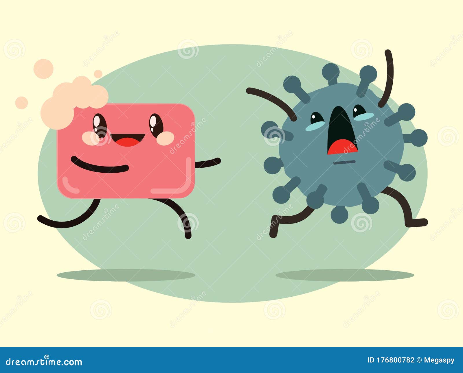 Save Yourself! Wash Your Hands Stock Vector - Illustration of dangerous ...