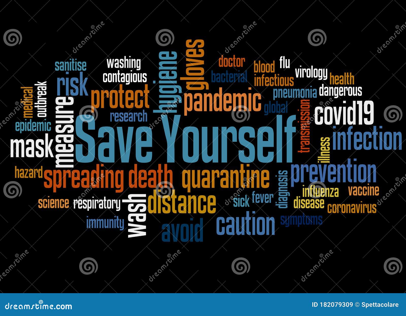 Save Yourself Word Cloud Concept 3 Stock Illustration - Illustration of ...