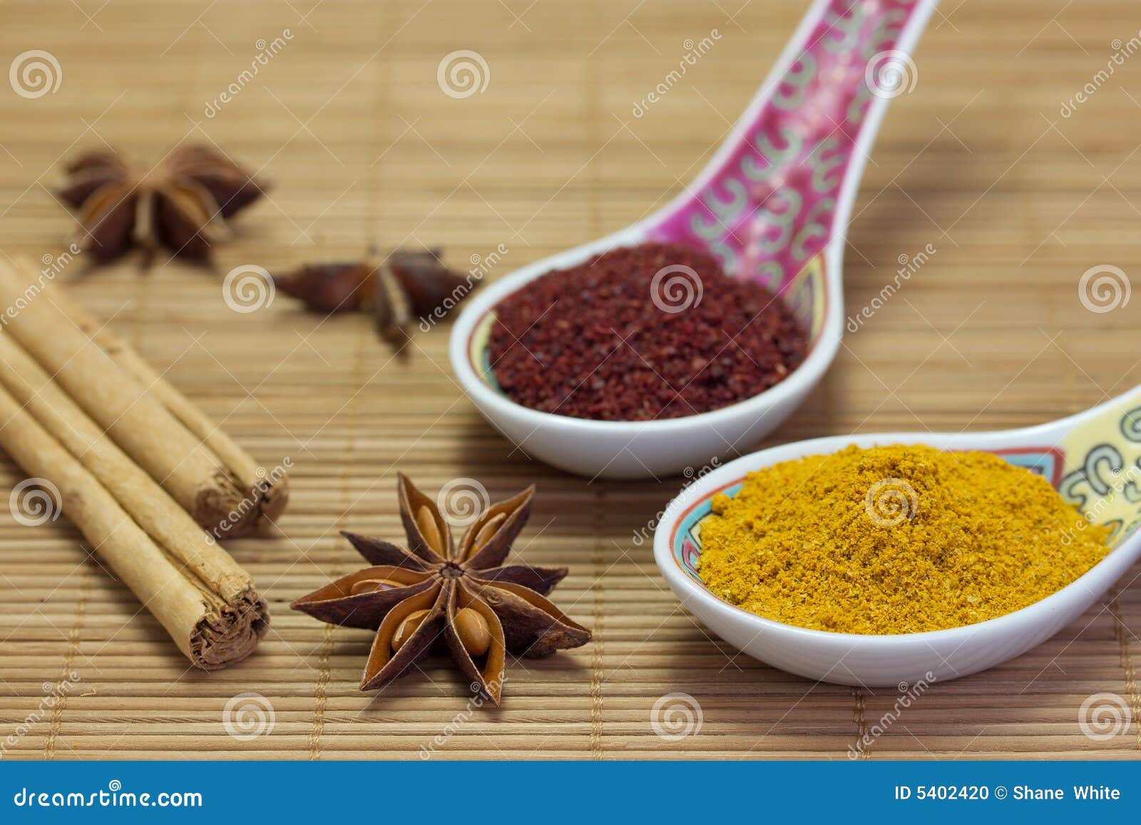 Saveur asiatique. photo stock. Image du sumac, épices - 5402420