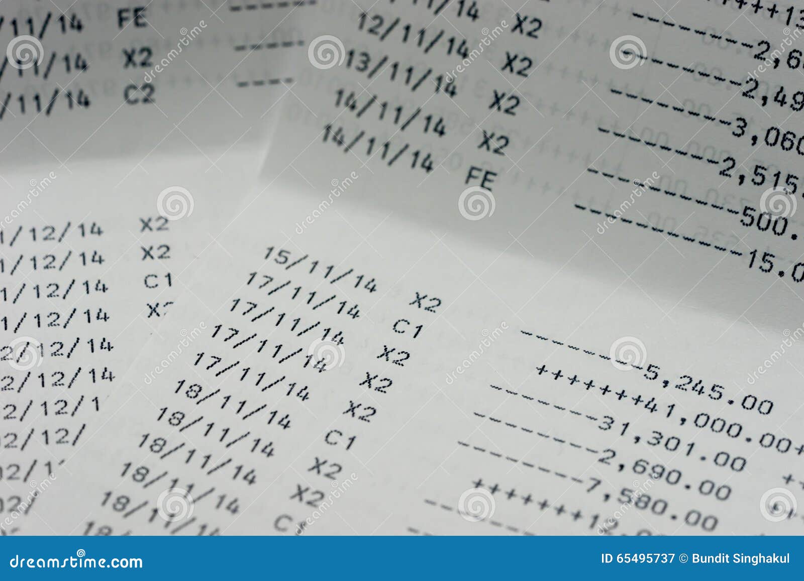 Saving Account Passbook Bank Account Stock Image - Image of passbook ...