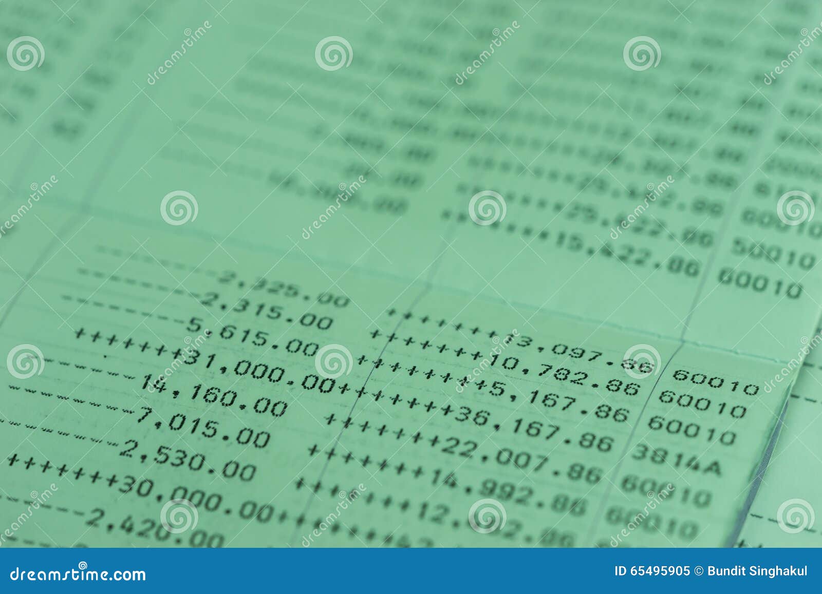 Saving Account Passbook Bank Account Stock Image - Image of passbook ...