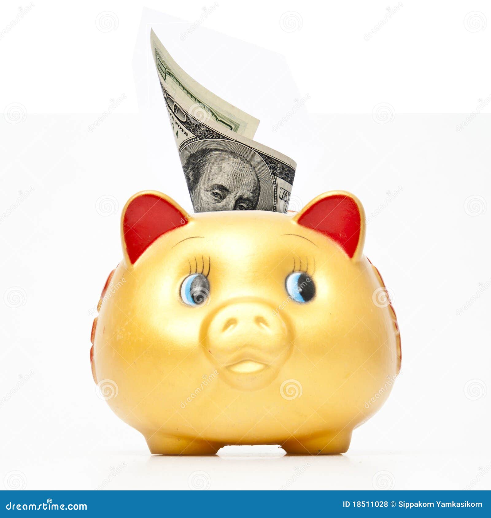 Saving Bank Pig stock photo. Image of collecting, reserve - 18511028