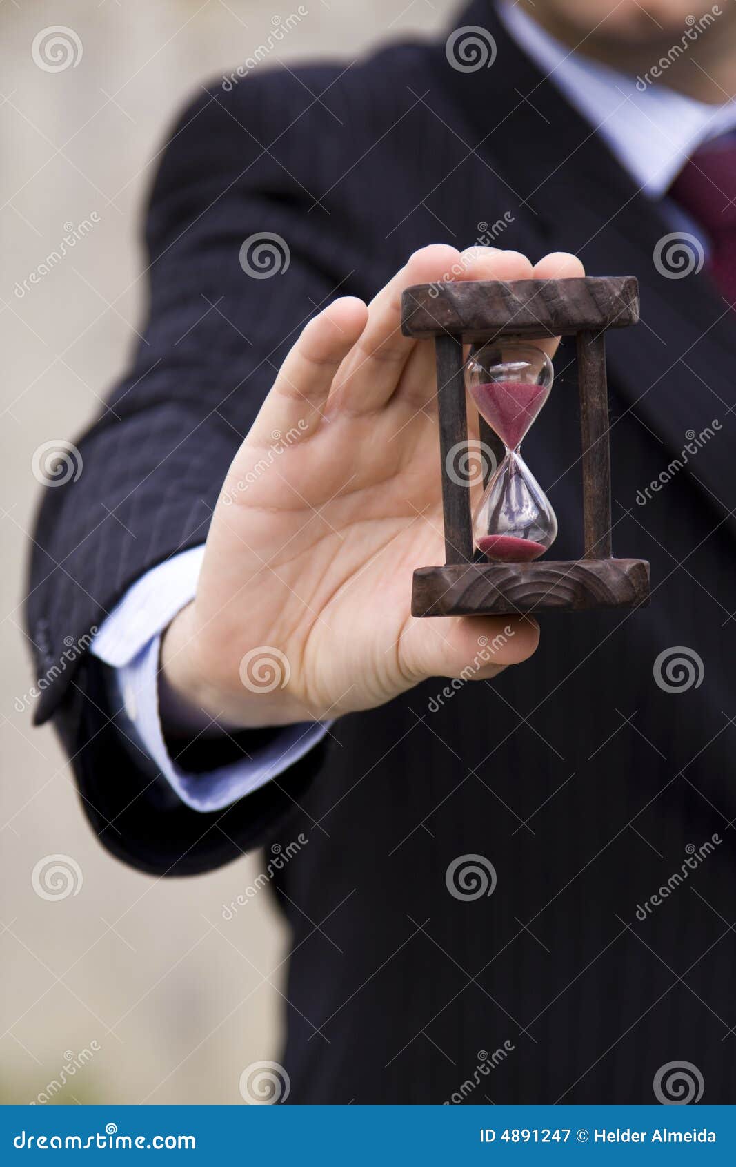 Saving businesstime stock image. Image of hands, manage - 4891247