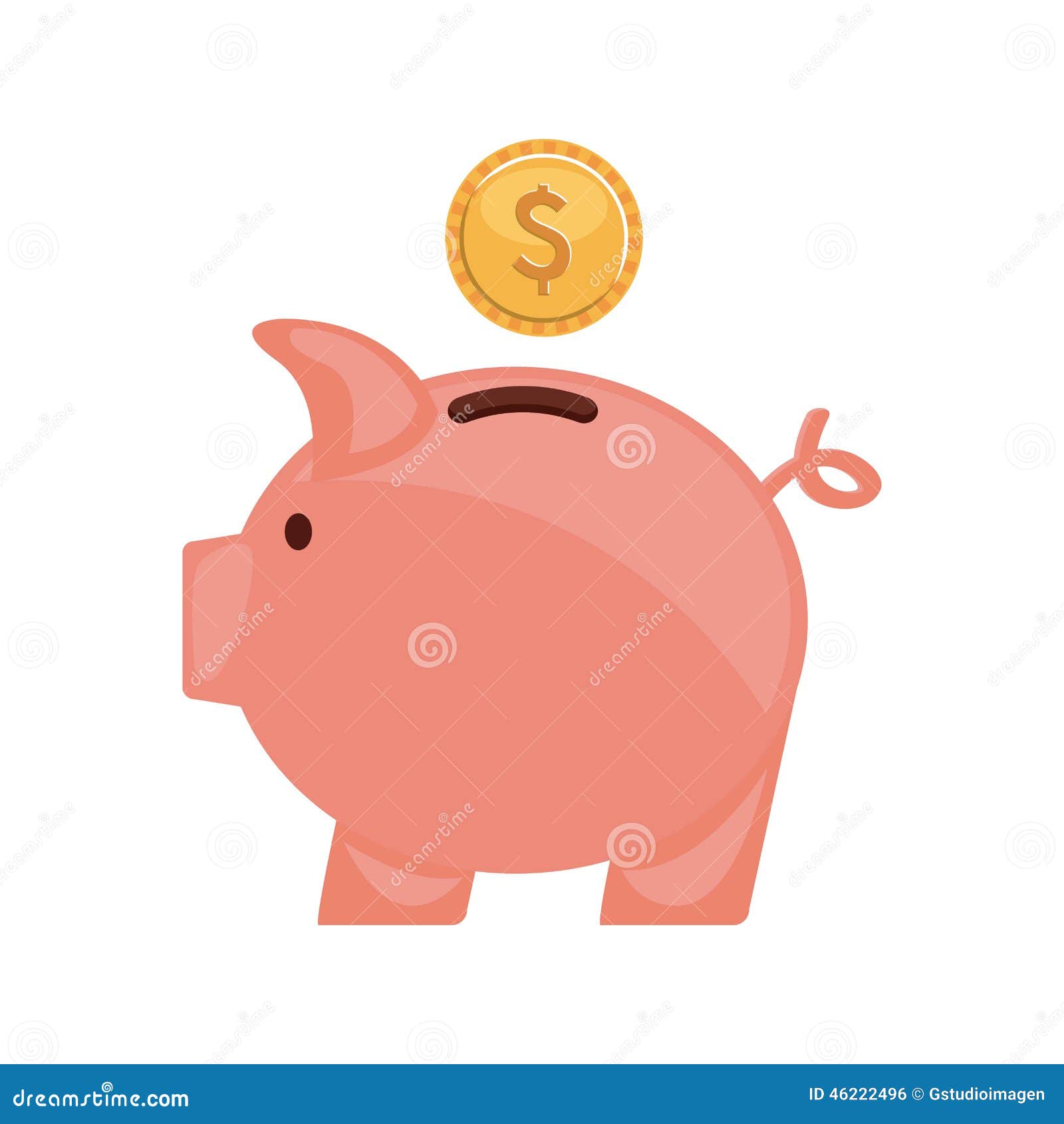 Saving design stock vector. Illustration of finance, vector - 46222496