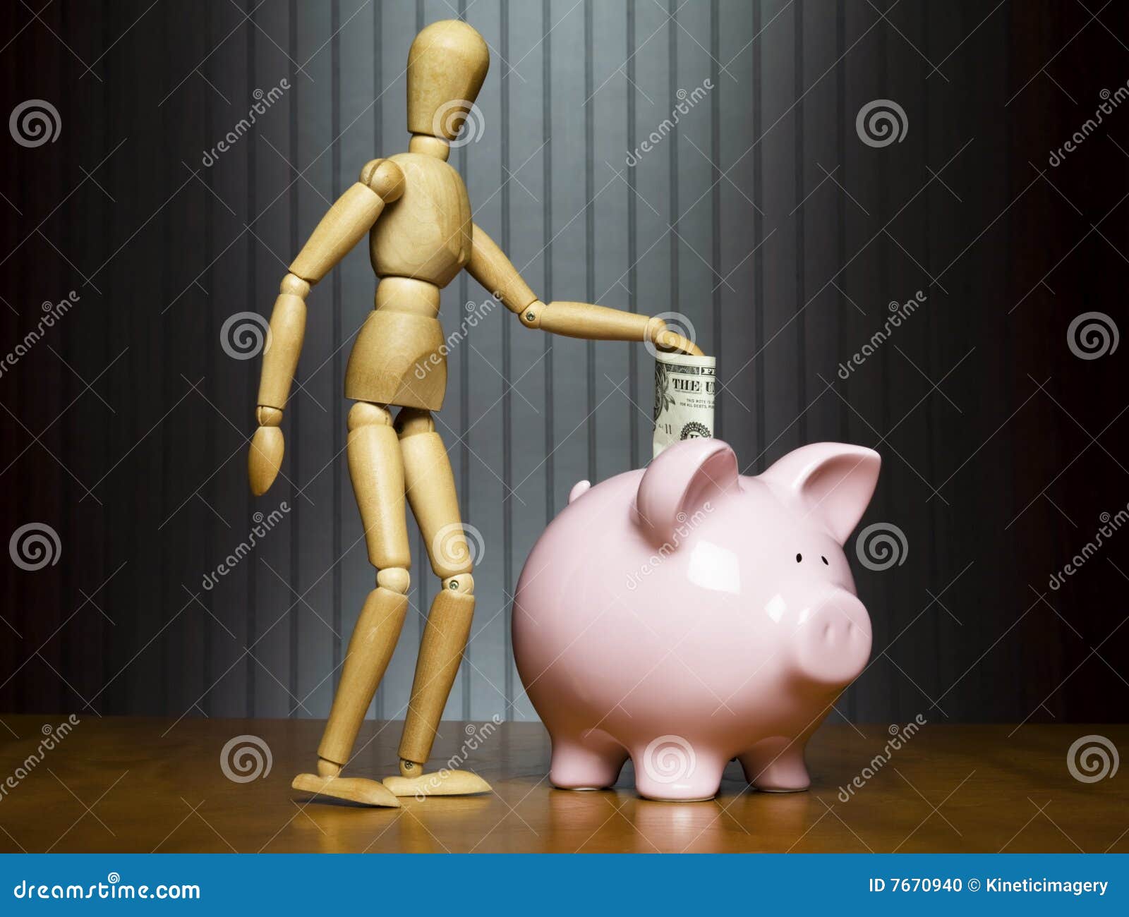 Saving is so Easy Even a Dummy Can Do it. Stock Photo - Image of ...