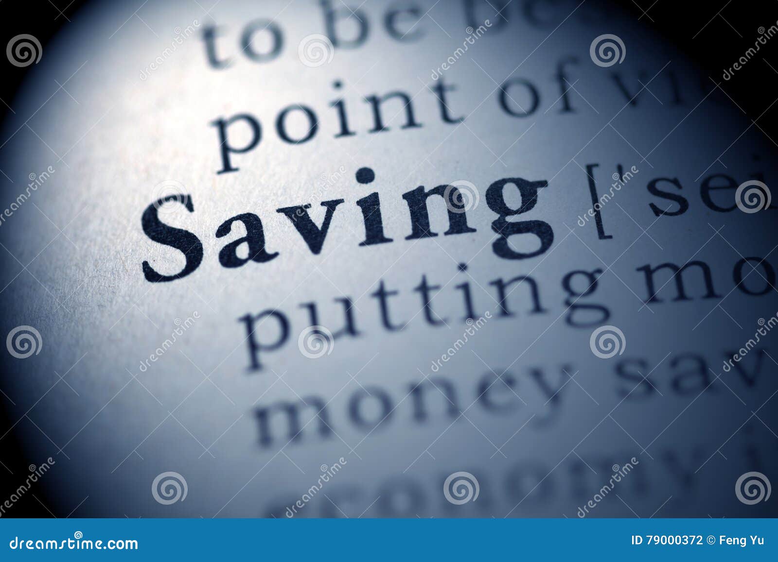 Saving stock photo. Image of macro, definition, descriptive - 79000372