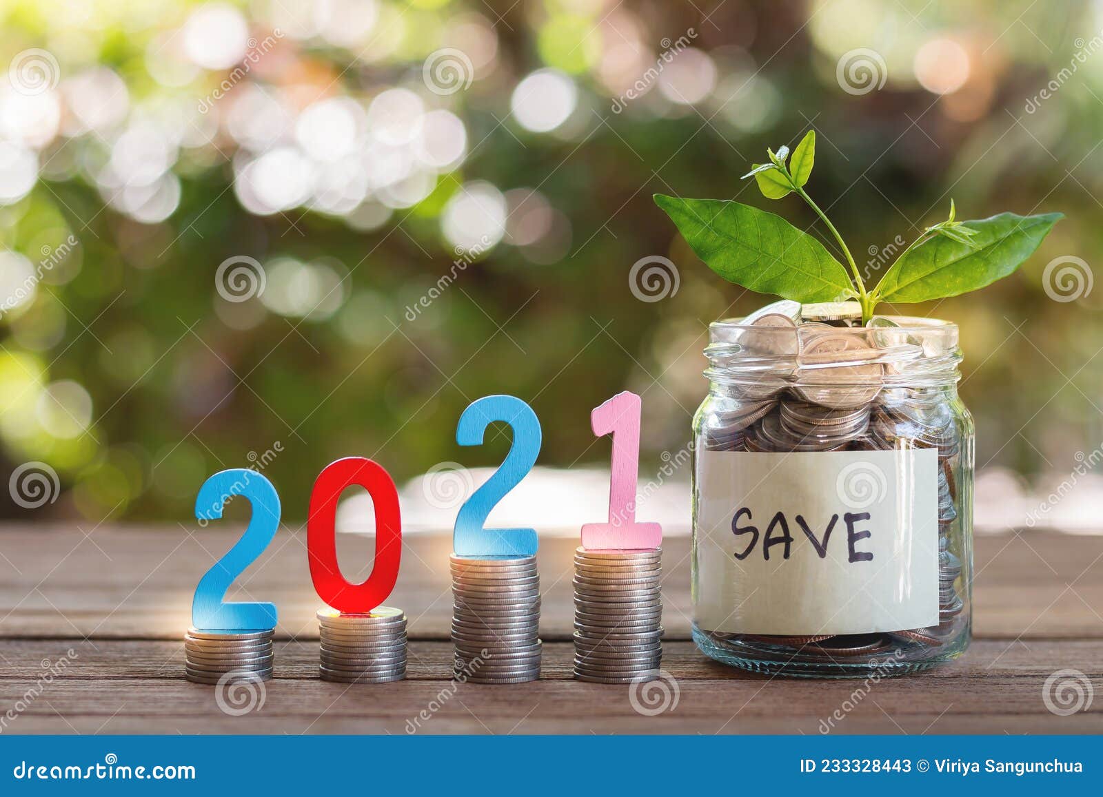 Saving for the Future Investing in the Future Stock Image - Image of ...