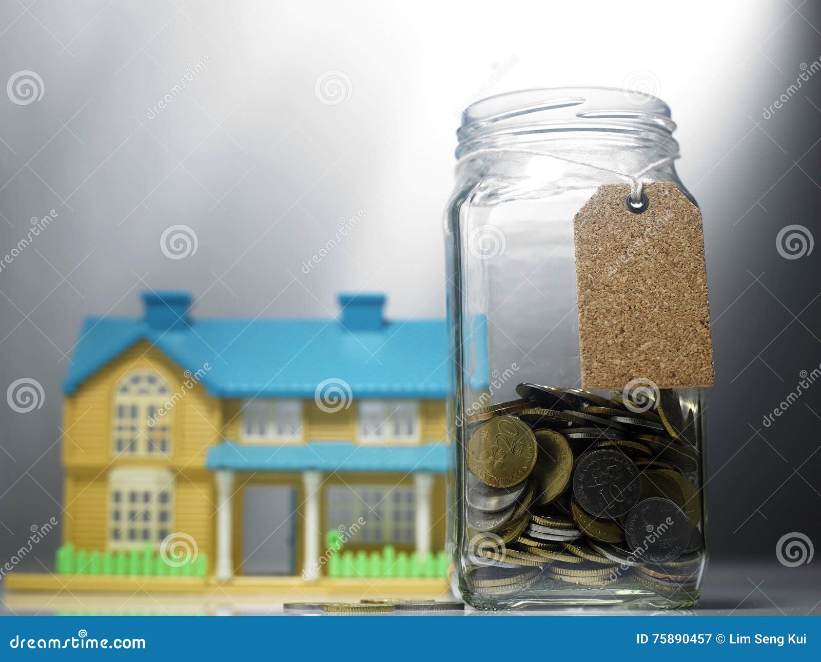 Saving for house stock image. Image of estate, planning - 75890457