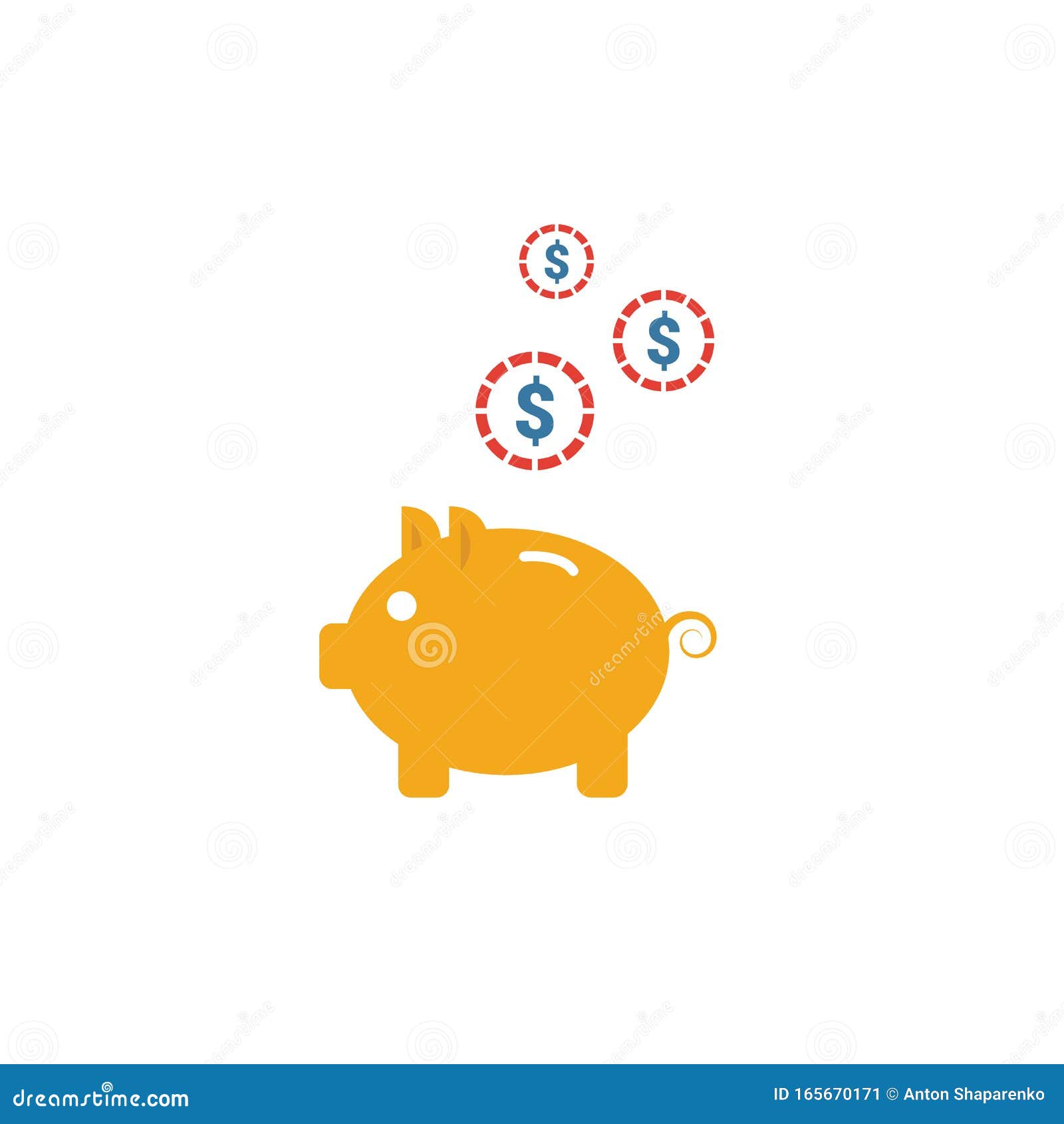 Saving Icon. Simple Element from Personal Finance Icons Collection ...