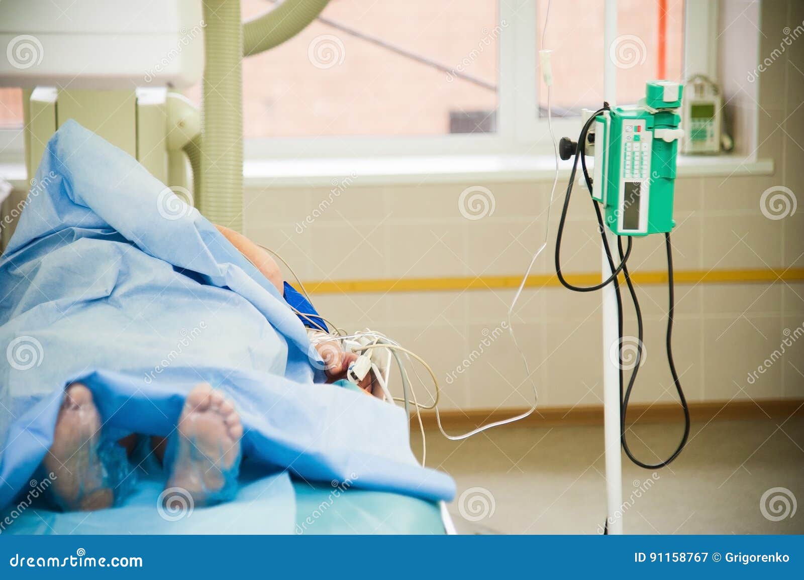 Saving Life in Hospital Operating Room Stock Image - Image of medicine ...