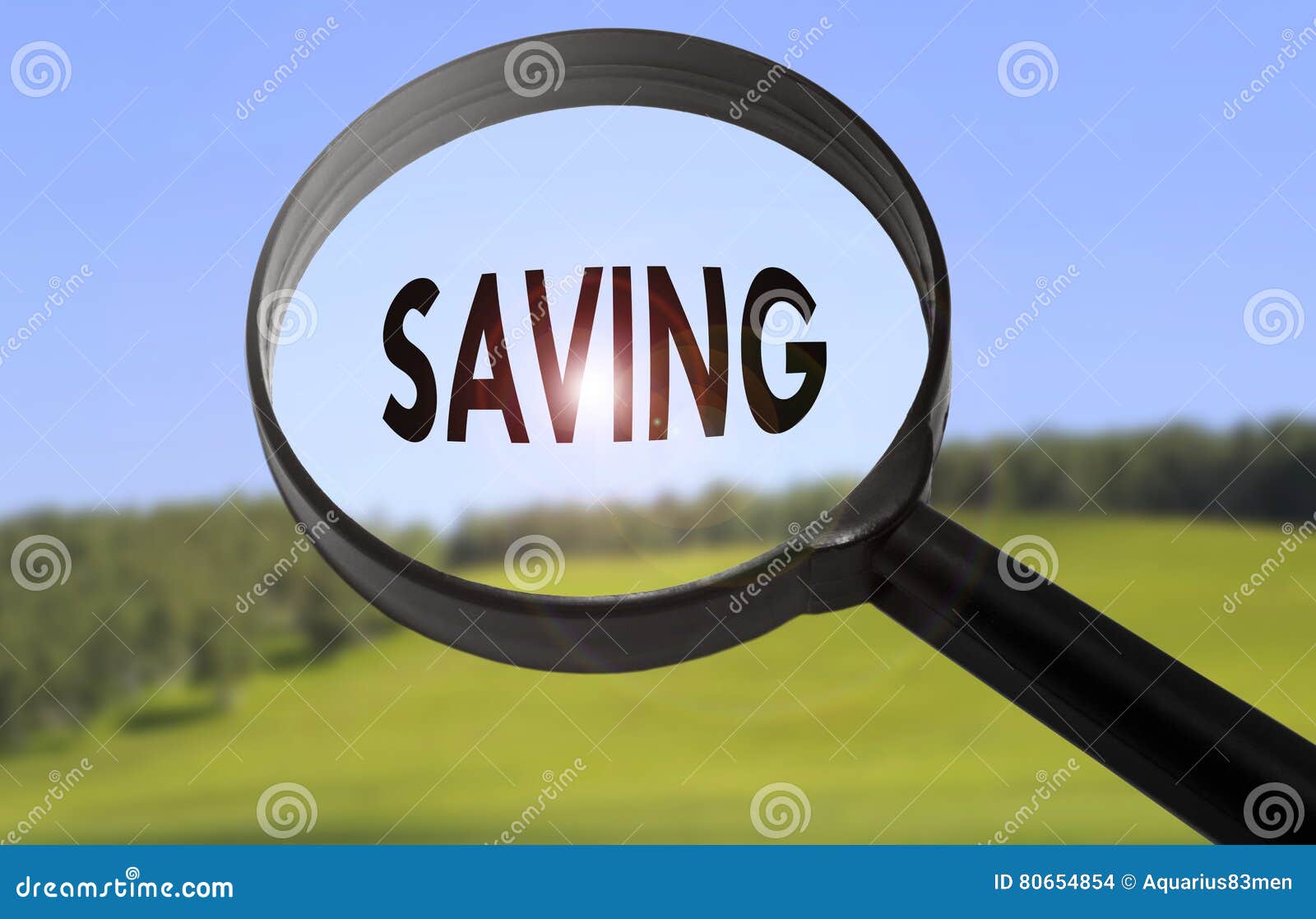 Saving stock photo. Image of bank, success, saving, landscape - 80654854