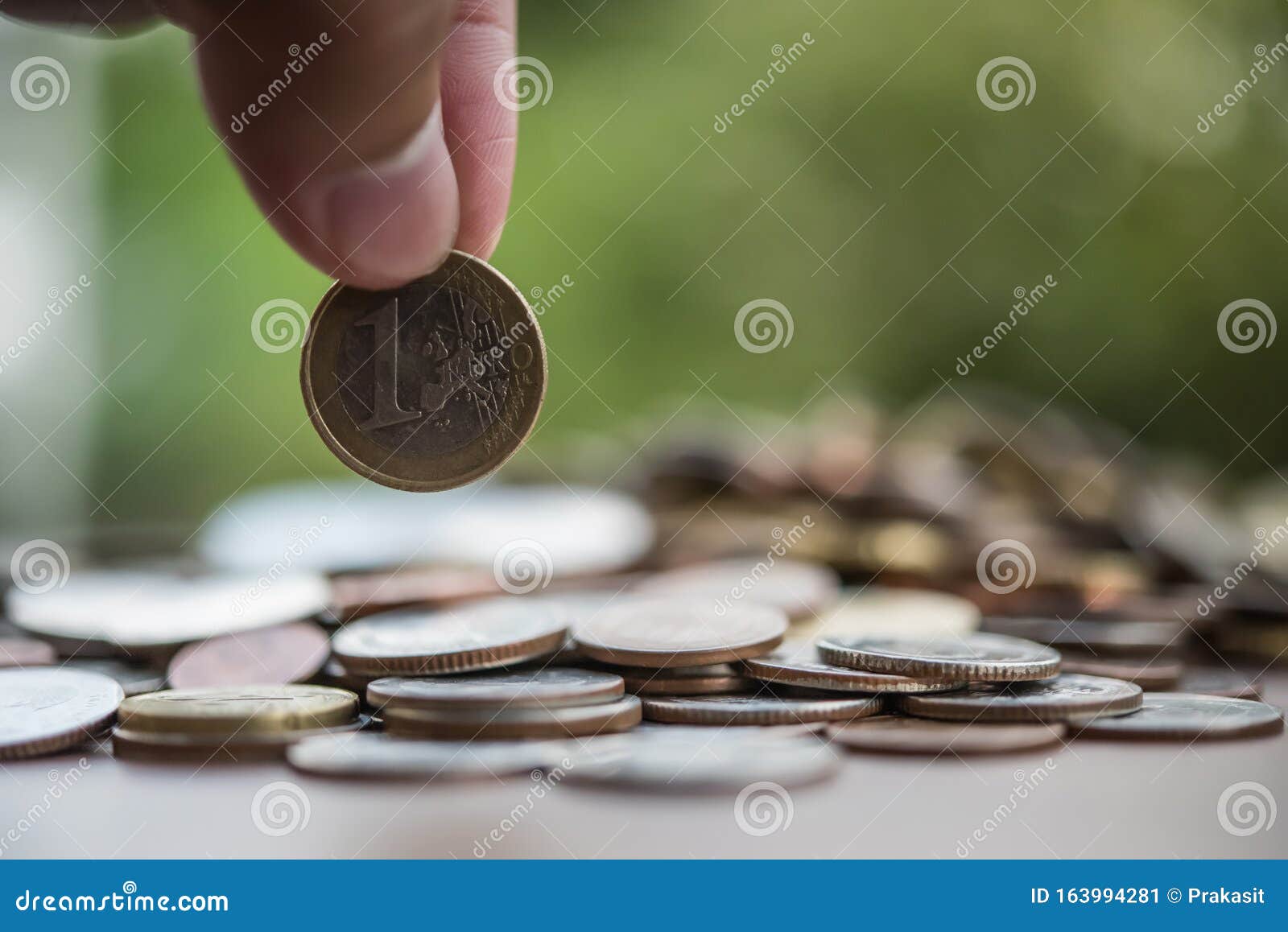 Saving Money Concept . Hand Putting Money Stock Image - Image of ...