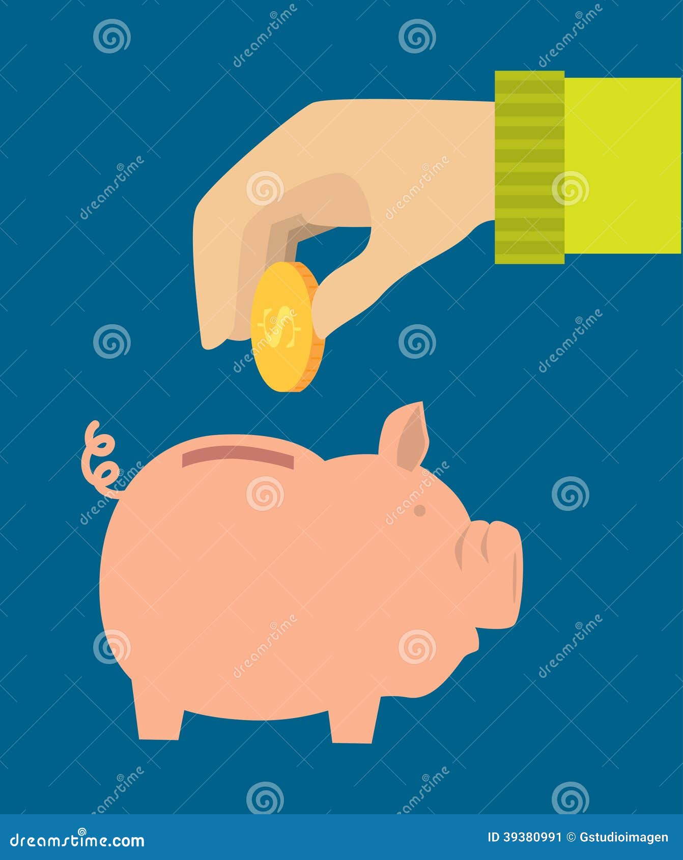 Saving money design stock vector. Illustration of care - 39380991