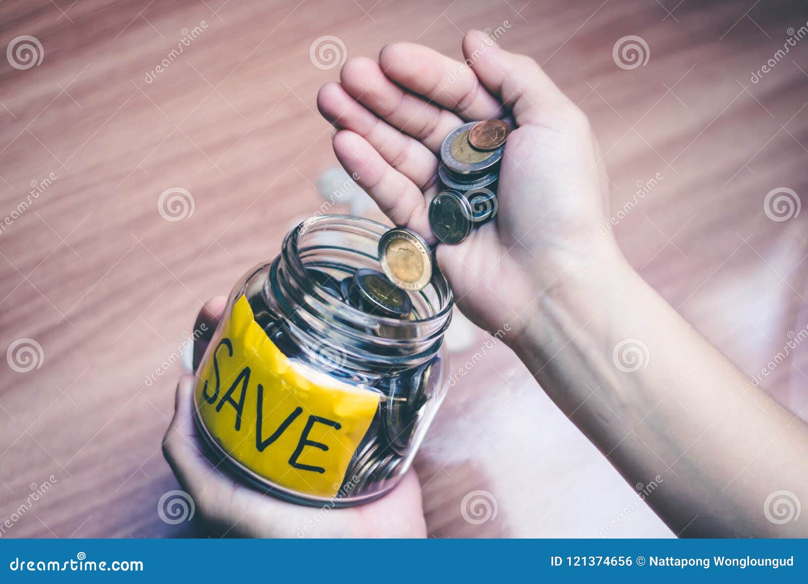 Saving Money for the Future. Stock Photo - Image of coins, development ...
