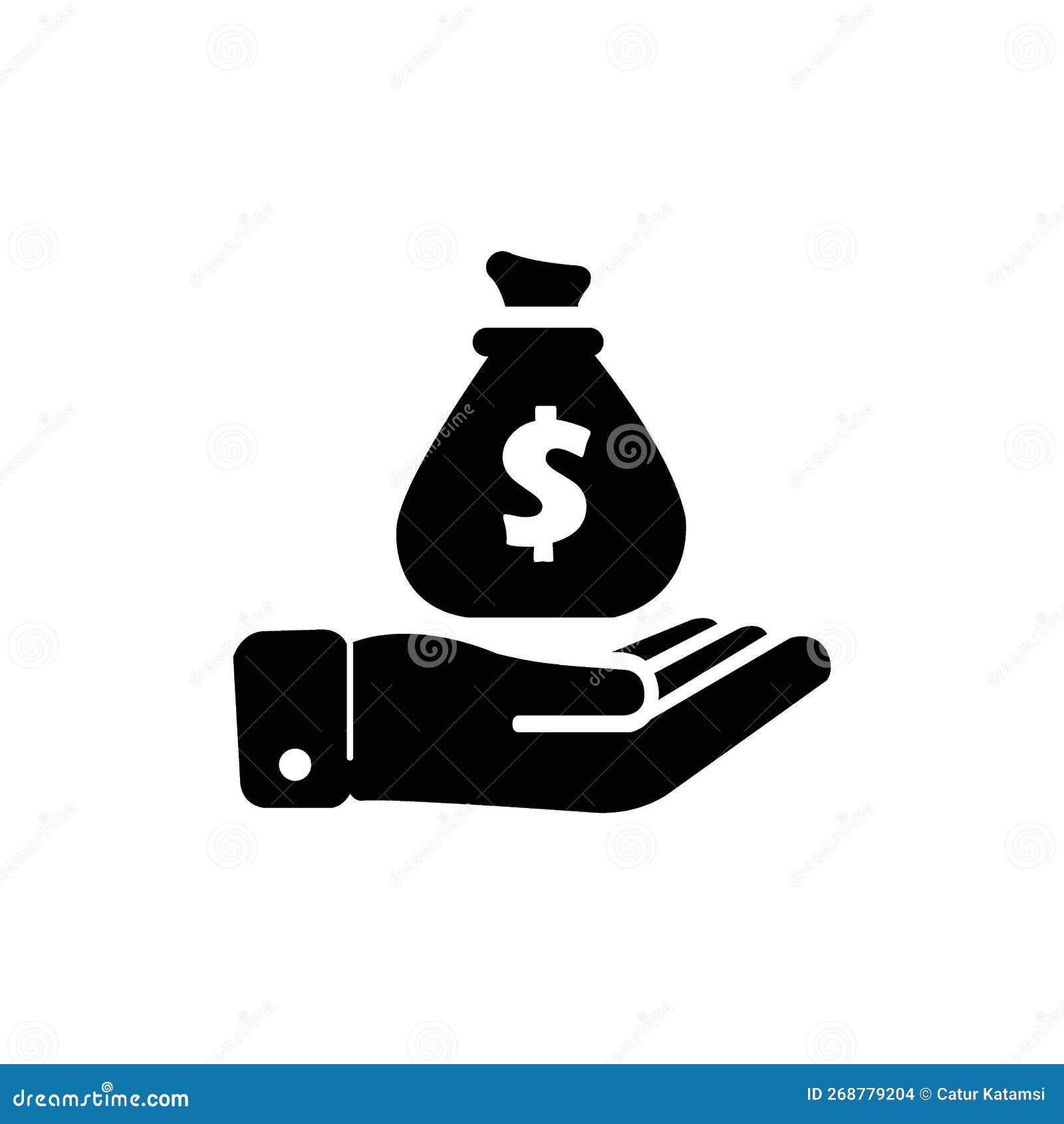 Saving Money Icon Logo Vector Design Template Stock Illustration ...