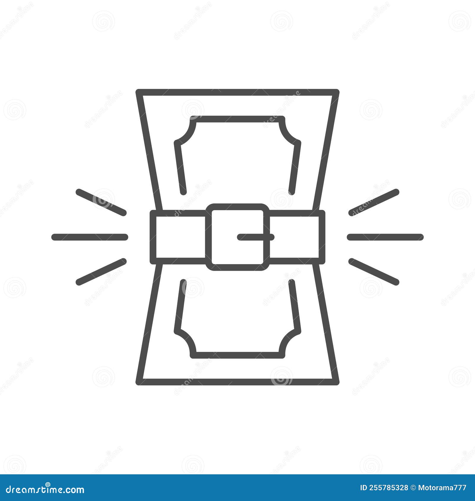 Saving Money Line Outline Icon Stock Vector - Illustration of line ...
