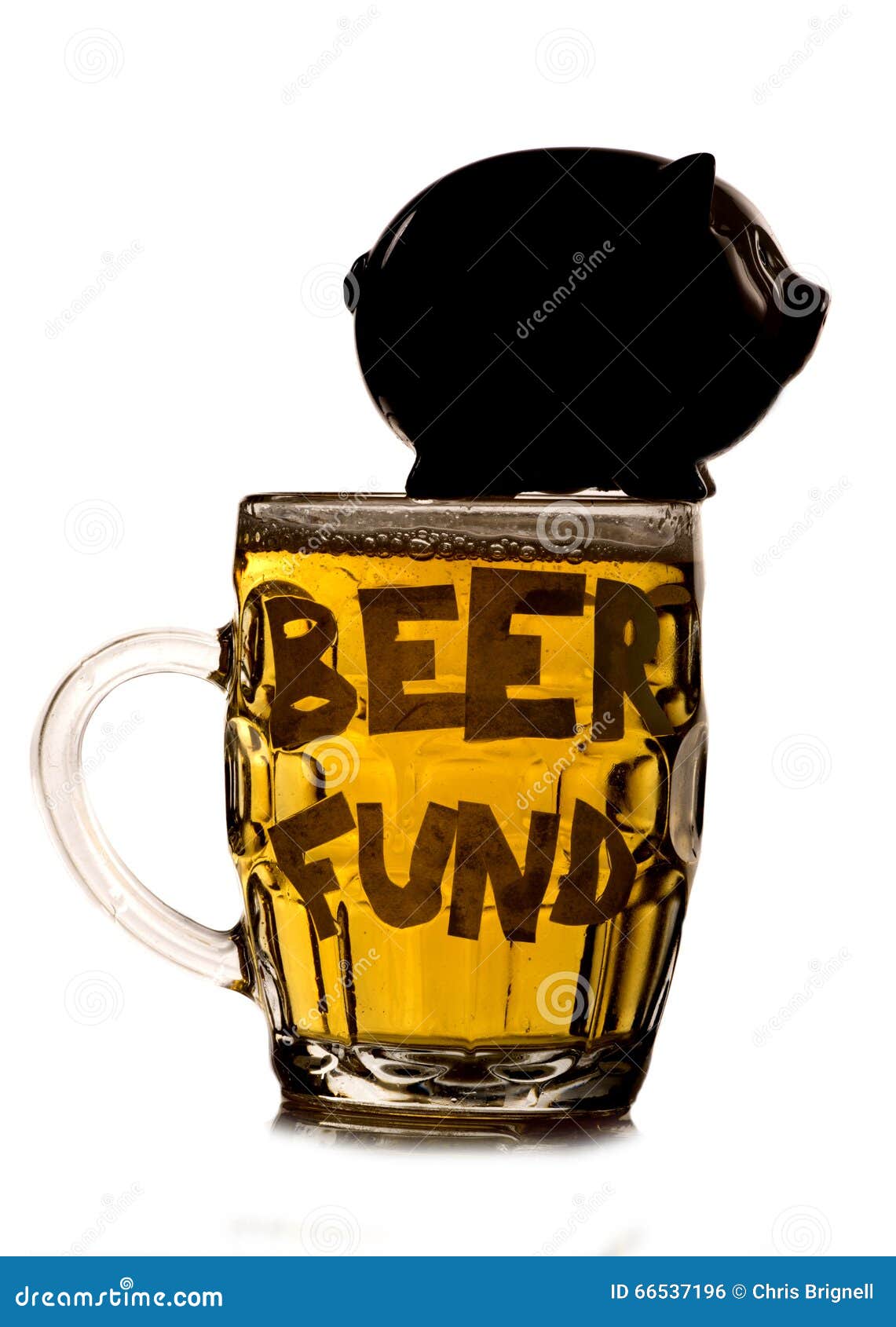 Saving Money for a Pint of Beer Stock Photo - Image of beer, money ...