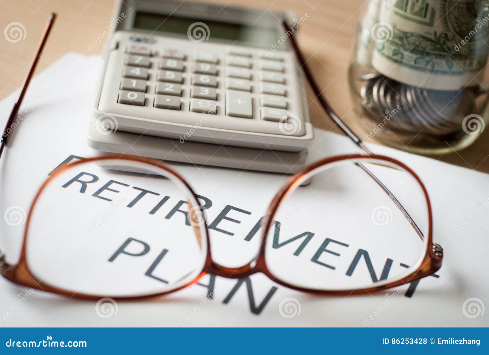Saving Money for Retirement Plan Stock Photo - Image of retirement ... Saving Money for Retirement Plan Stock Photo - Image of retirement ...