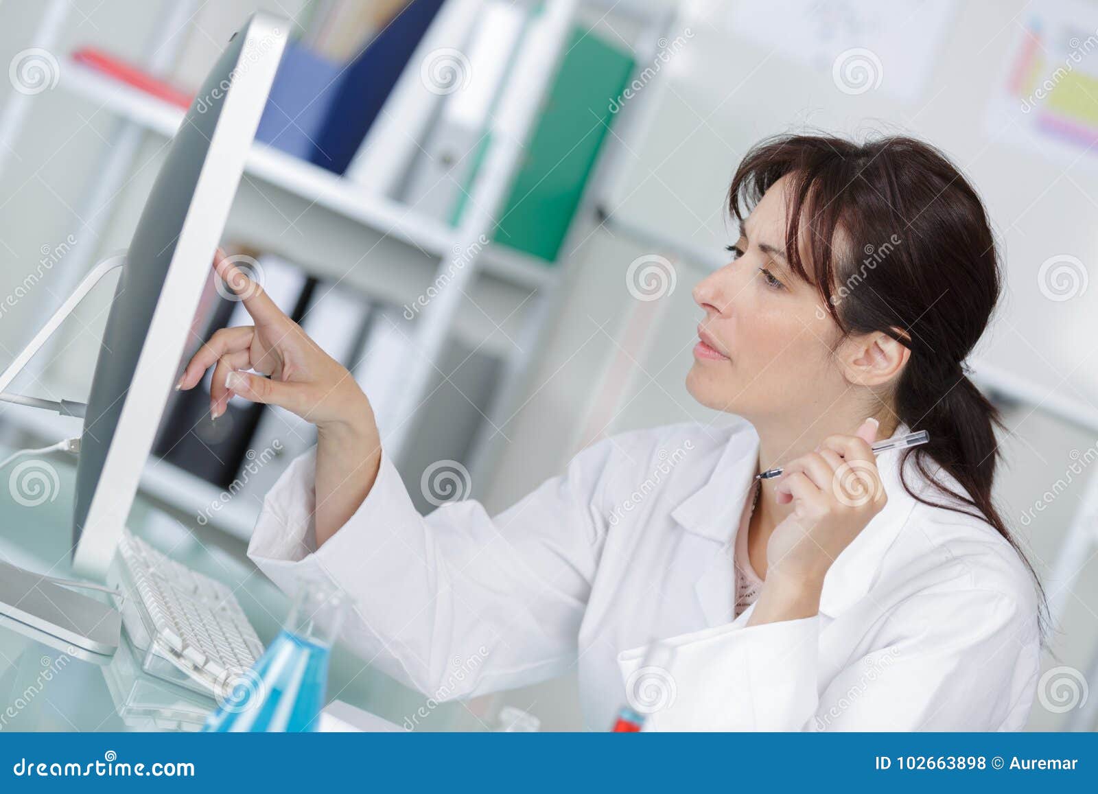 Saving Observation in Computer Stock Photo - Image of observation ...