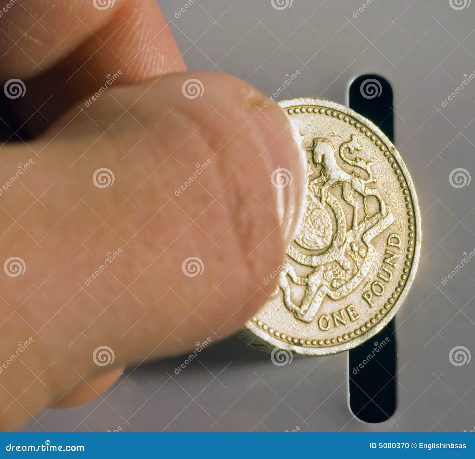 Saving one pound sterling stock photo. Image of debt, mortgage - 5000370
