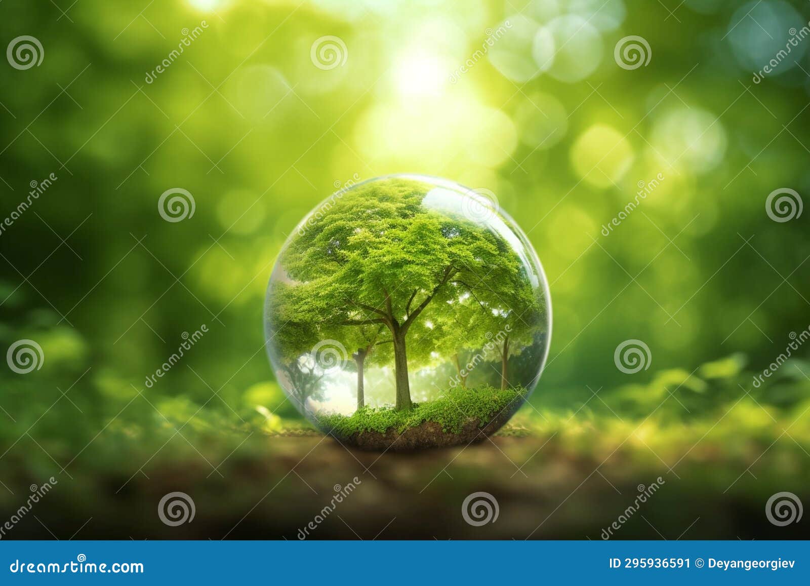 Global View: World Map On Blue Background Featuring All Seven ...