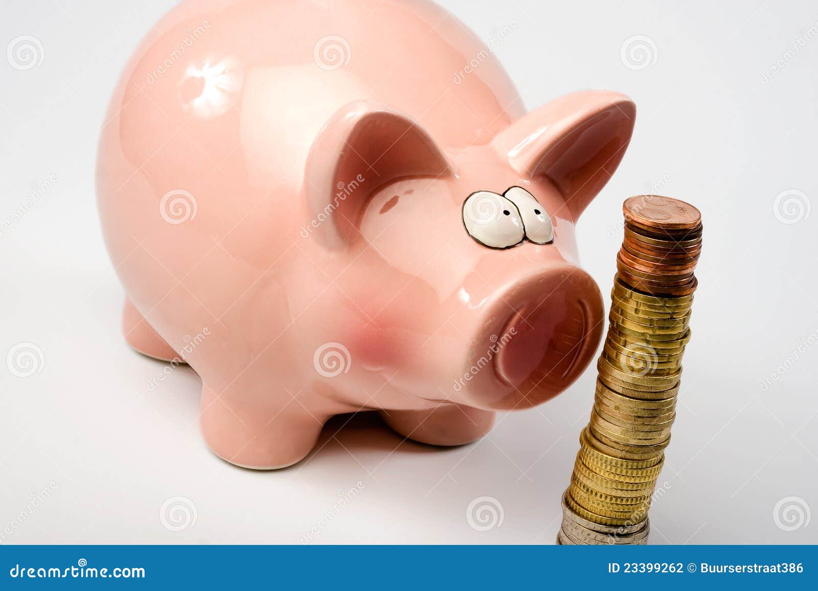 Saving pig stock photo. Image of europe, paying, euro - 23399262