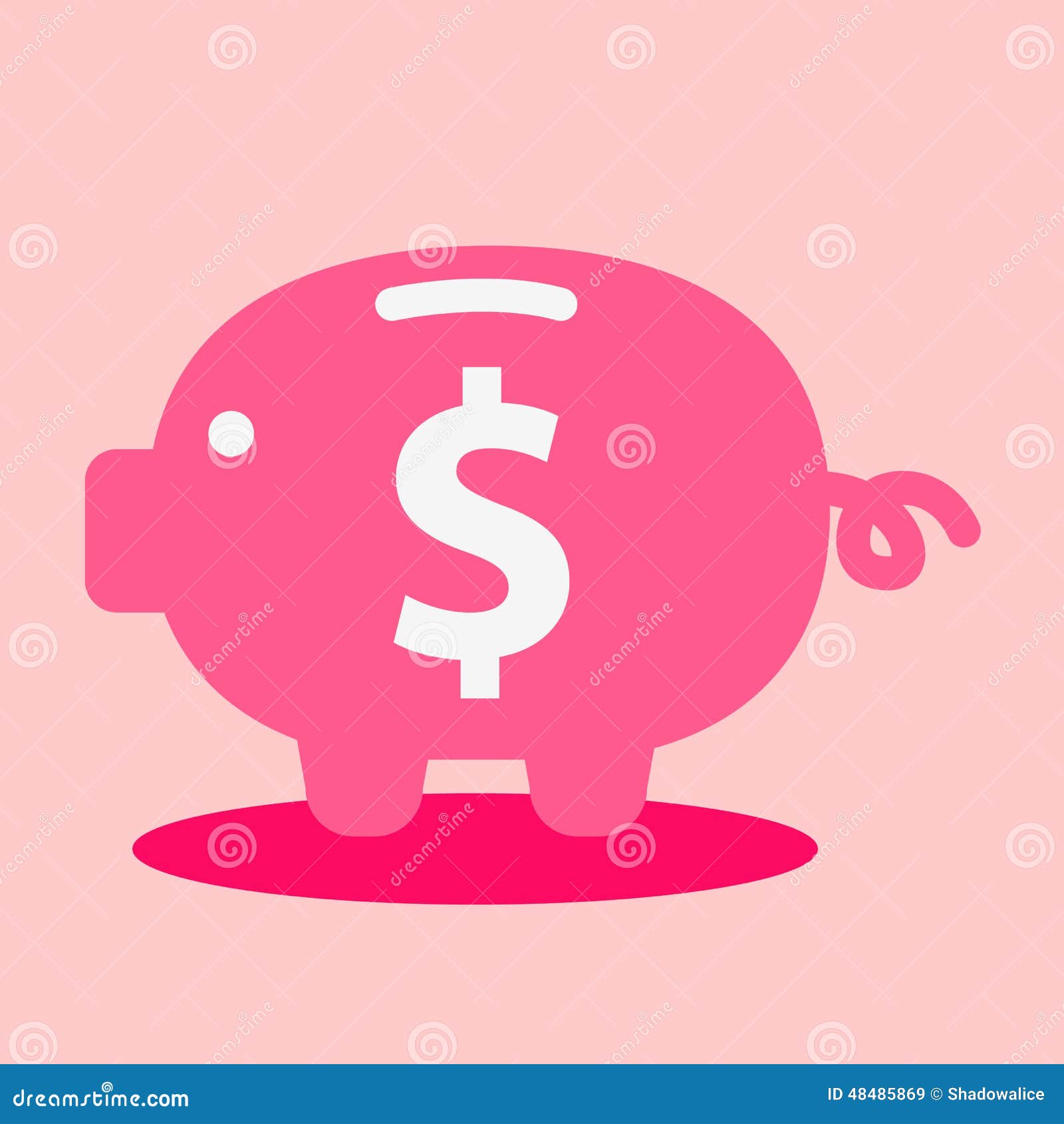 Saving Pig Great for Any Use, Vector EPS10. Stock Vector - Illustration ...