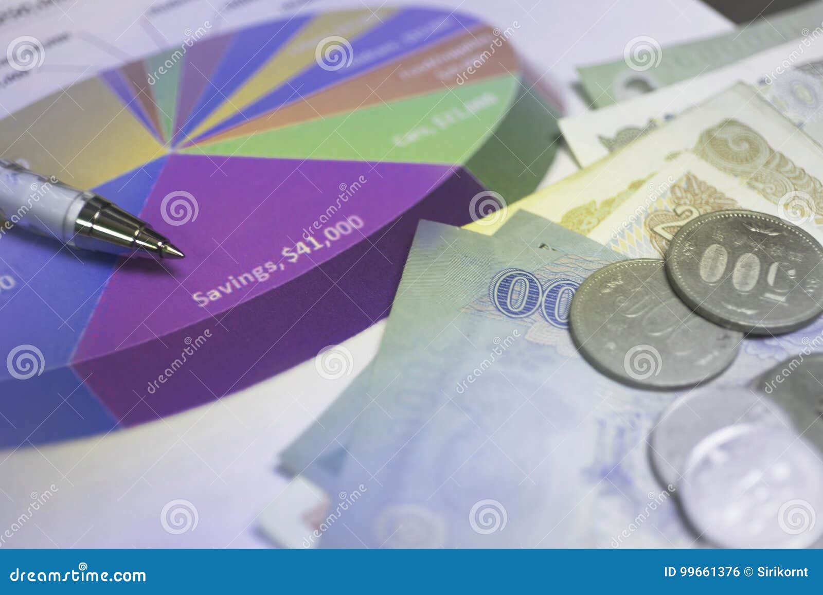 Saving plan stock photo. Image of profit, salary, money - 99661376