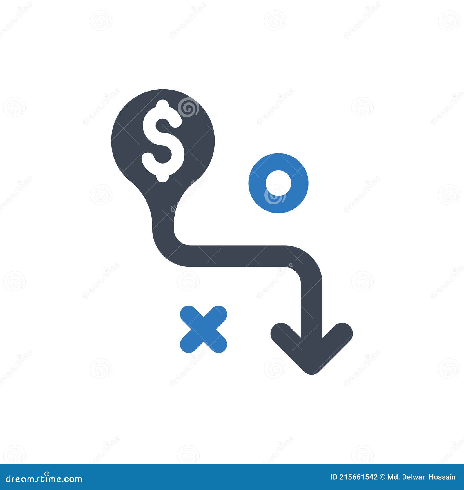 Saving plan icon stock vector. Illustration of saving - 215661542