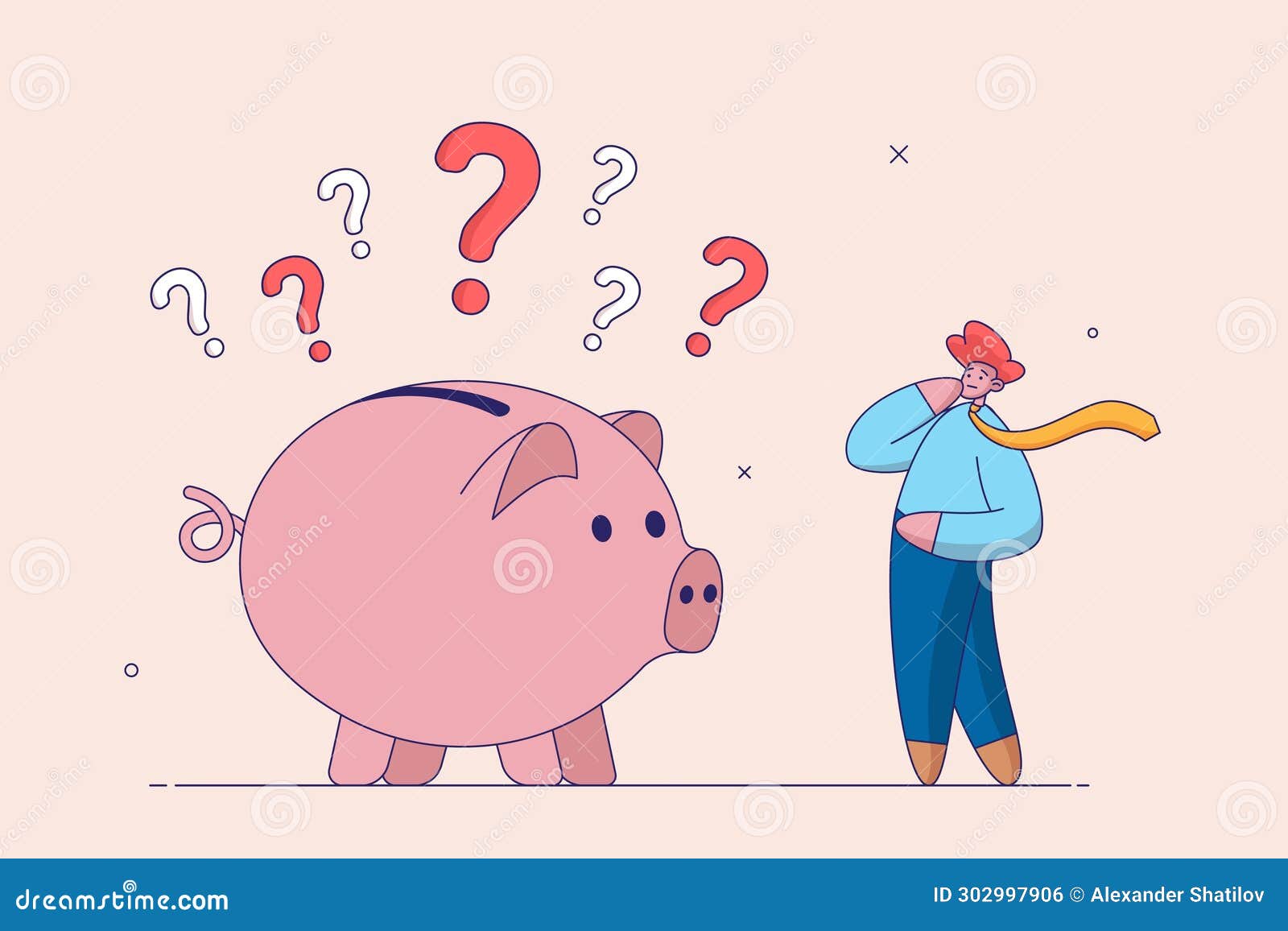 Economic Uncertainty And Unpredictability. Chinese Currency Symbol And ...