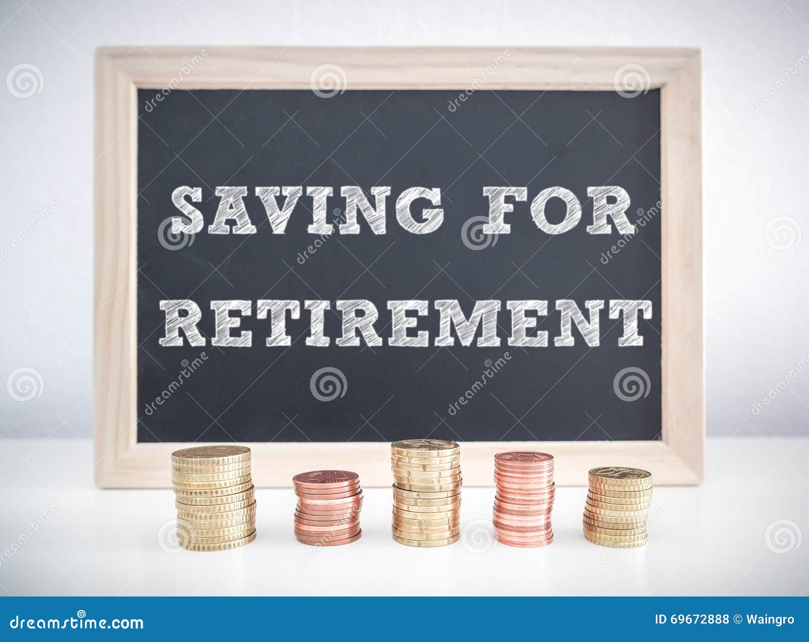 Saving for retirement stock photo. Image of annuity, retirement - 69672888
