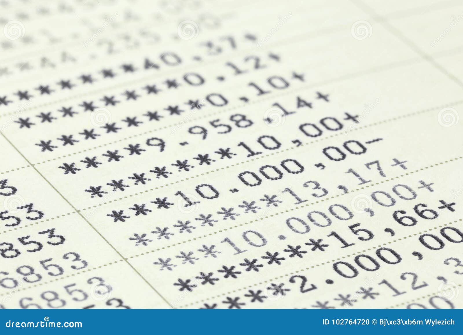Savings account passbook stock photo. Image of income - 102764720