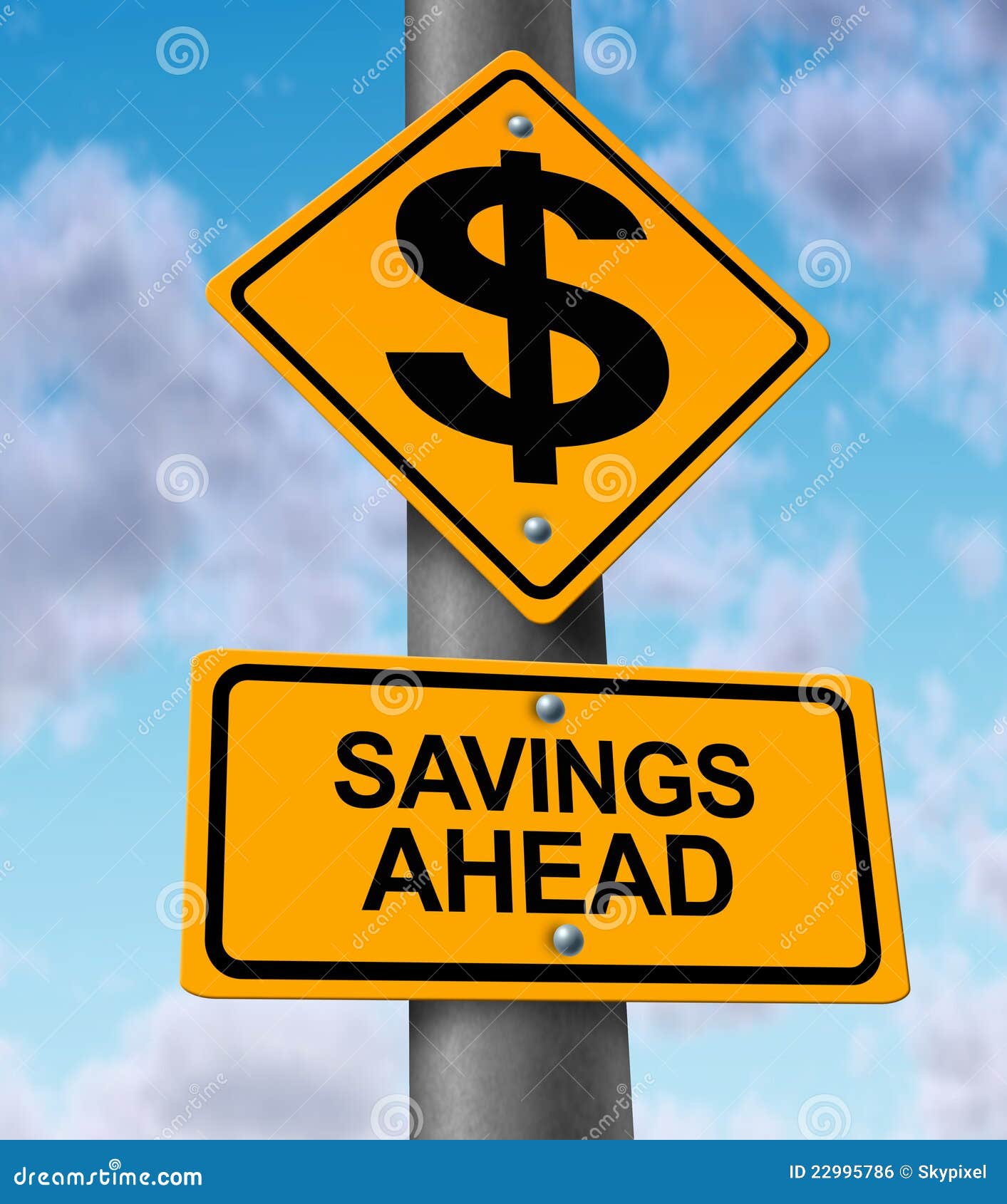 Savings Ahead stock illustration. Illustration of home - 22995786