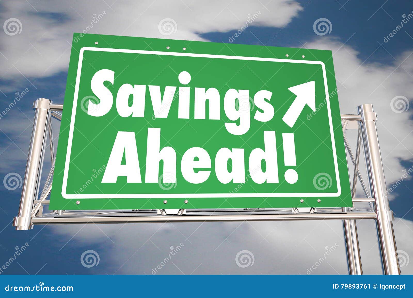 Savings Ahead Save Money Road Freeway Sign Stock Illustration ... Savings Ahead Save Money Road Freeway Sign Stock Illustration ...