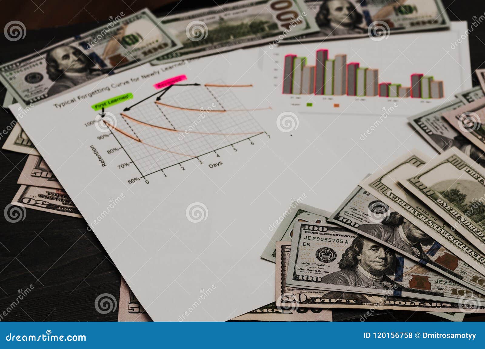 Savings in a cash register stock photo. Image of accounting - 120156758
