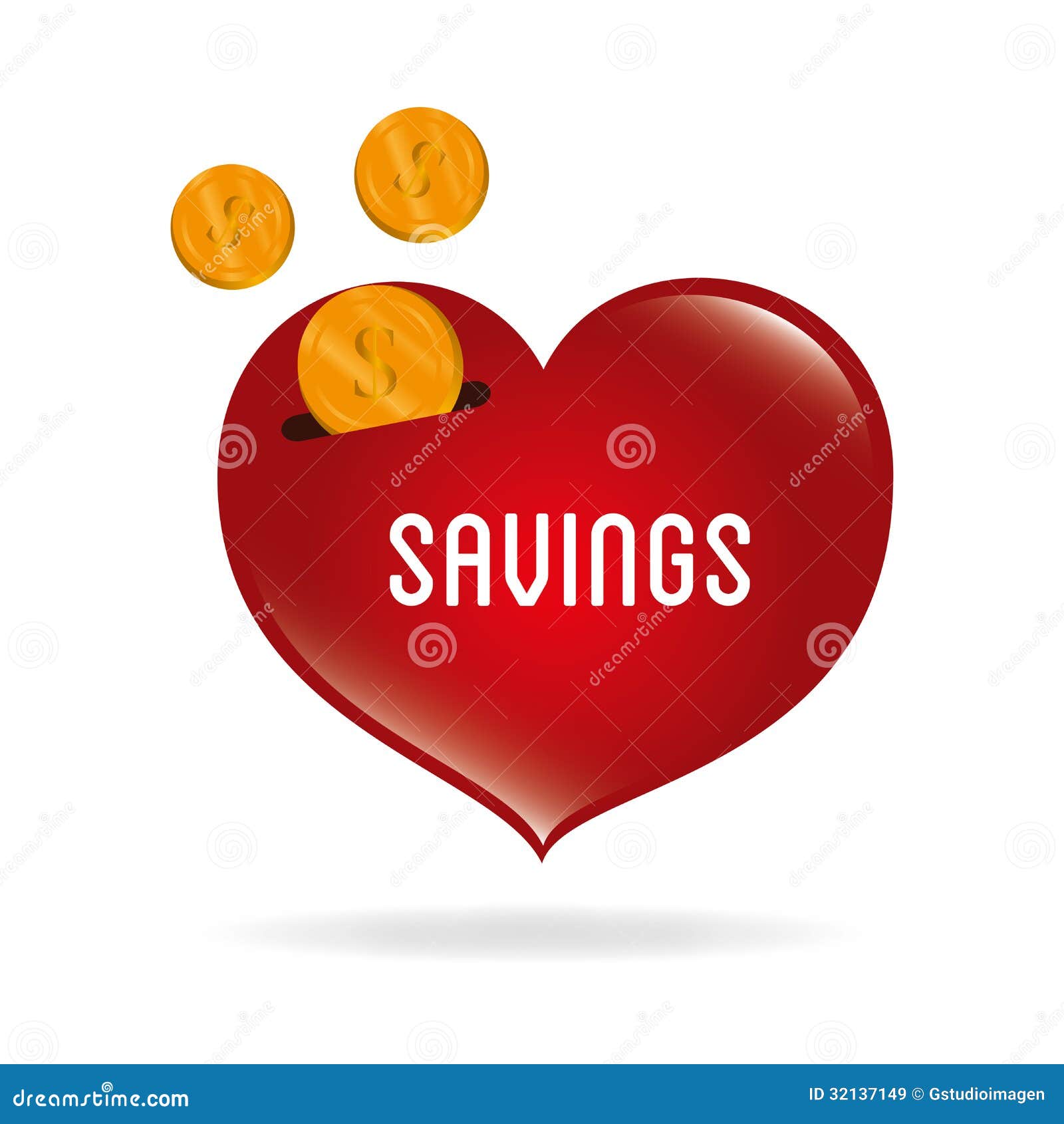 Savings stock illustration. Illustration of design, bank - 32137149