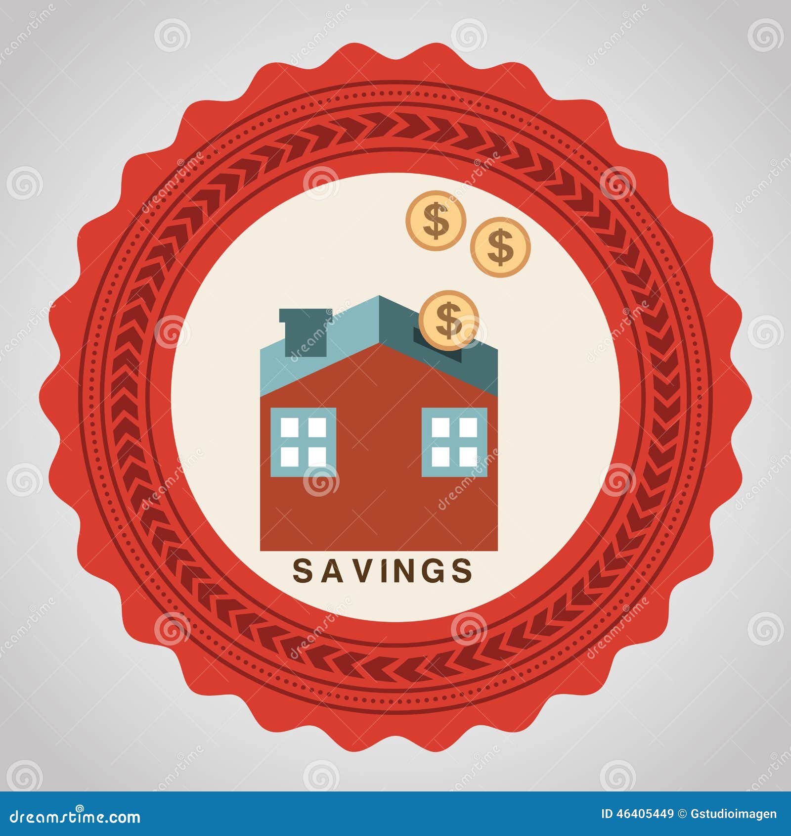 Savings design stock illustration. Illustration of sell - 46405449