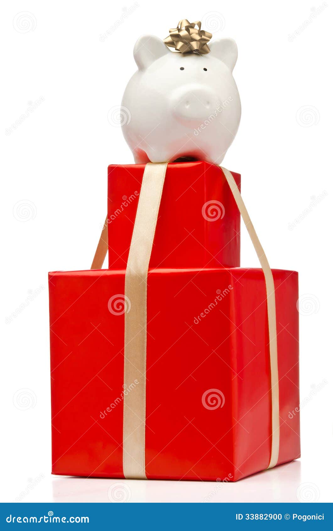 Savings and gifts stock photo. Image of ribbon, additional - 33882900