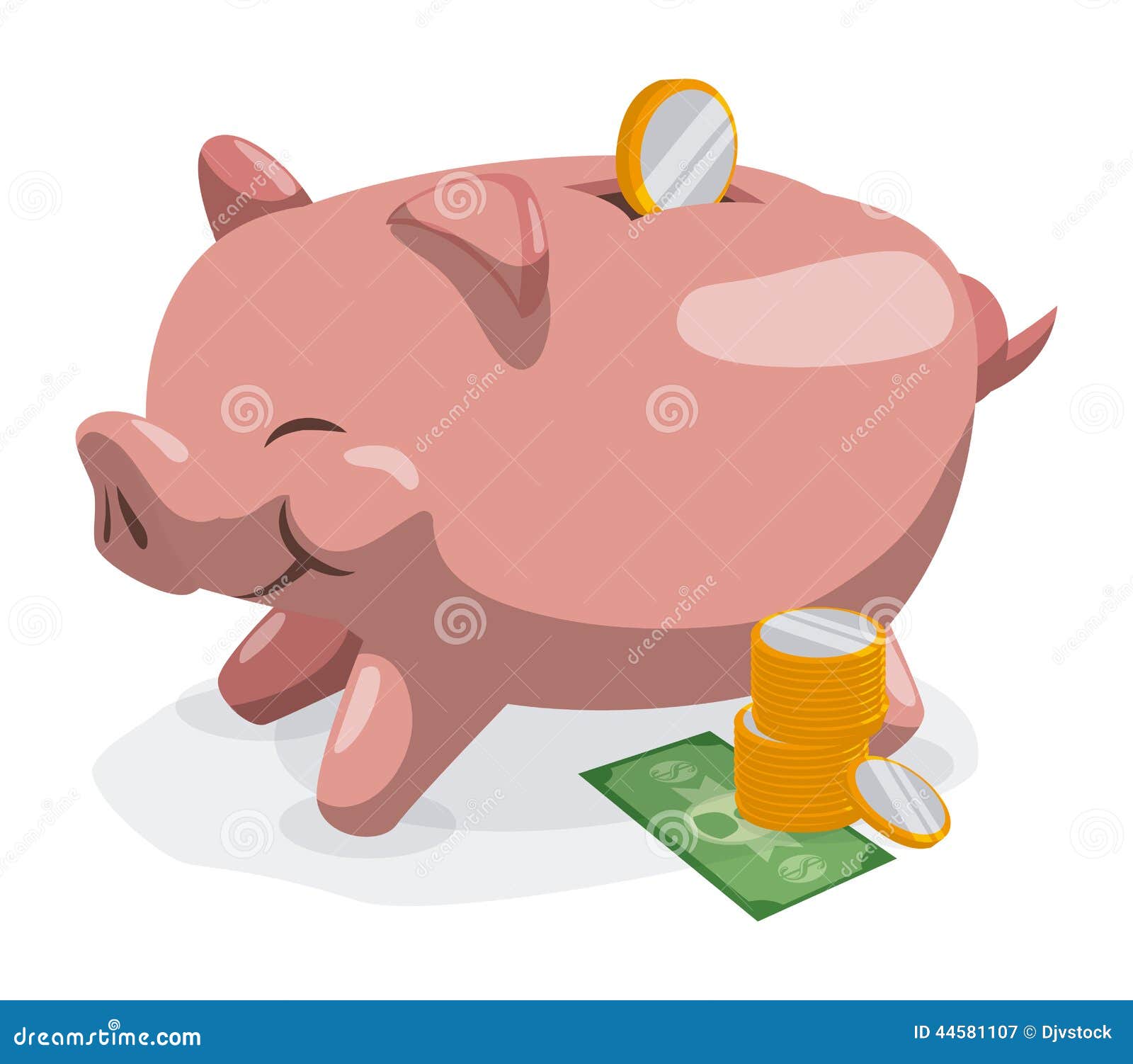 Savings graphic stock vector. Illustration of dollars - 44581107